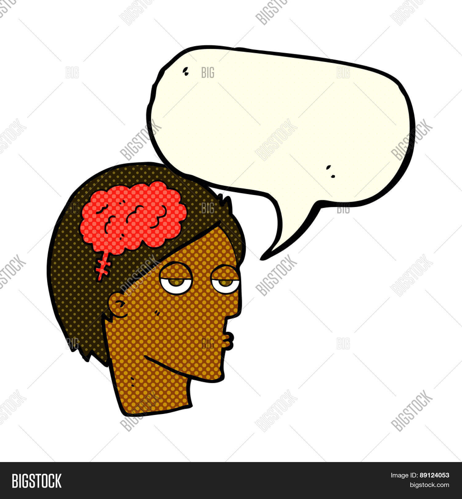 Cartoon Head Brain Vector & Photo (Free Trial) | Bigstock