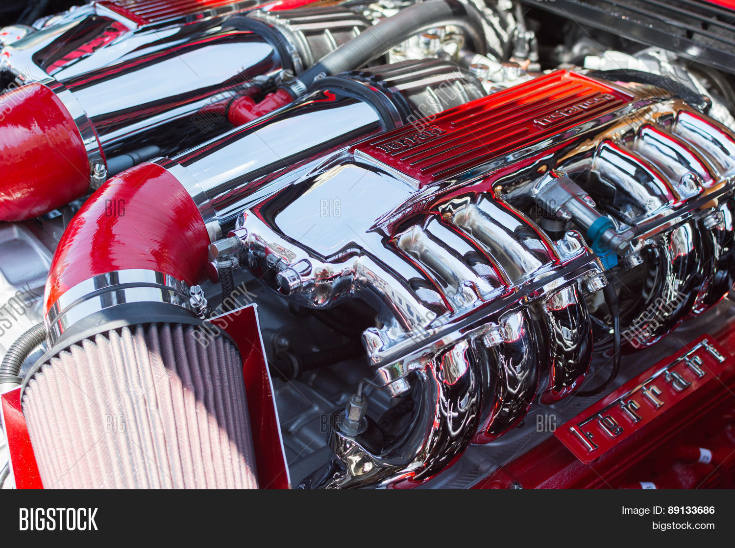 Ferrari Engine Car On Image & Photo (Free Trial) | Bigstock