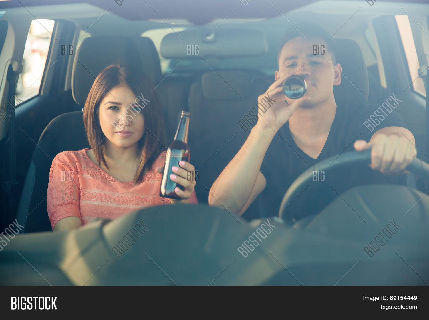 Drinking Beer Behind Image & Photo (Free Trial) | Bigstock