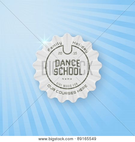School Dance Badges Vector & Photo (Free Trial) | Bigstock