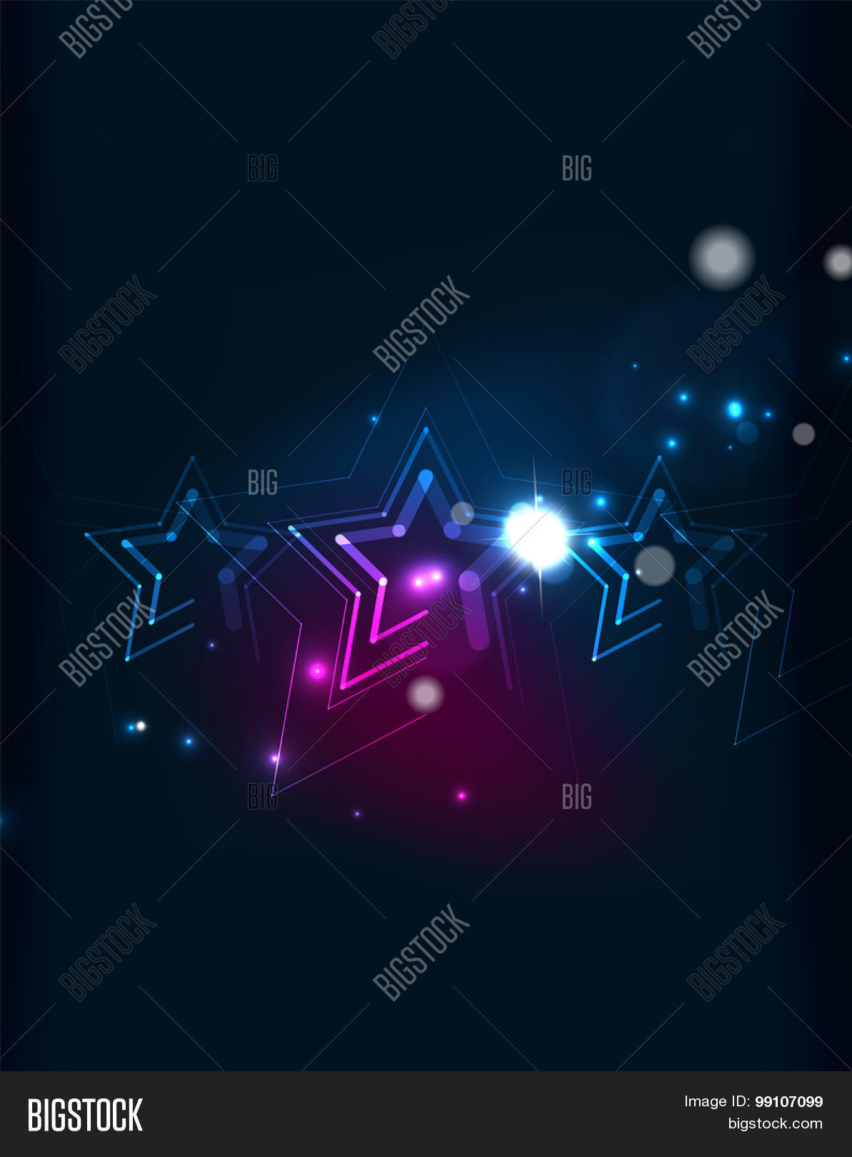 Glowing Star Blending Vector & Photo (Free Trial) | Bigstock