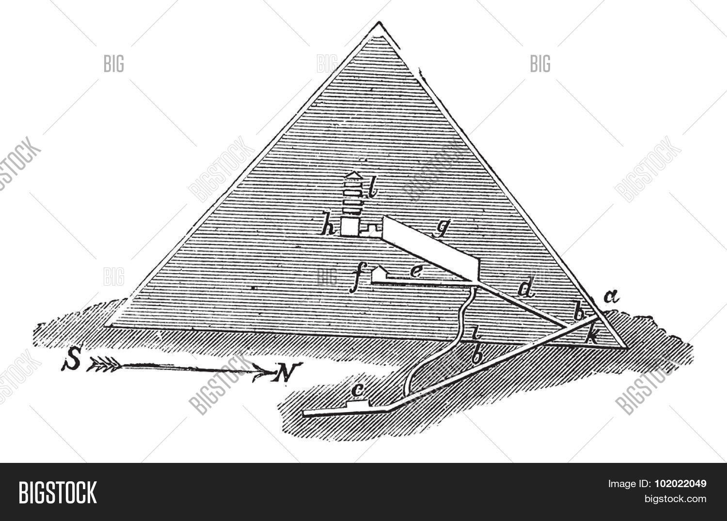 Section Great Pyramid Vector & Photo (Free Trial) | Bigstock