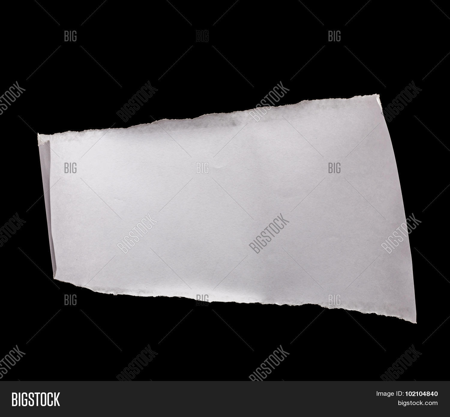 Piece White Paper Image & Photo (Free Trial) | Bigstock