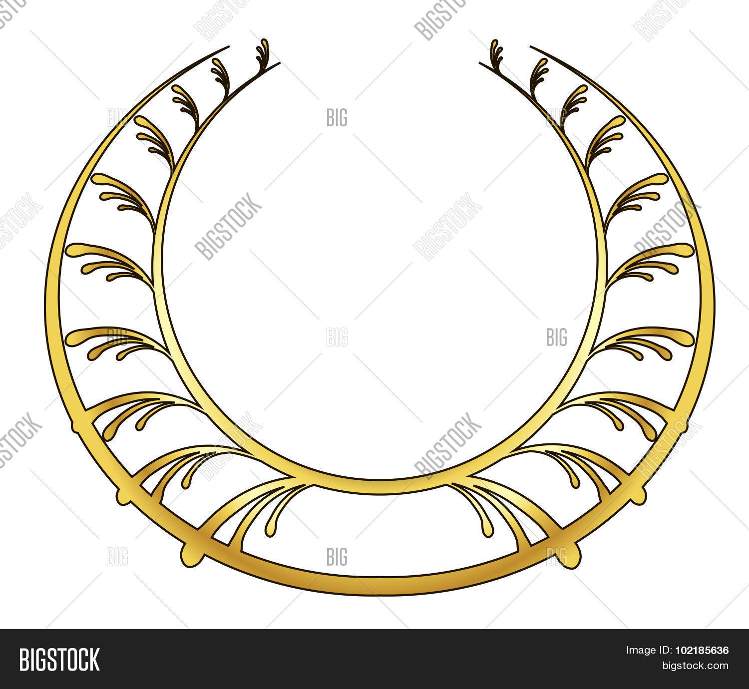 Gold Laurel Wreath On Vector & Photo (Free Trial) | Bigstock