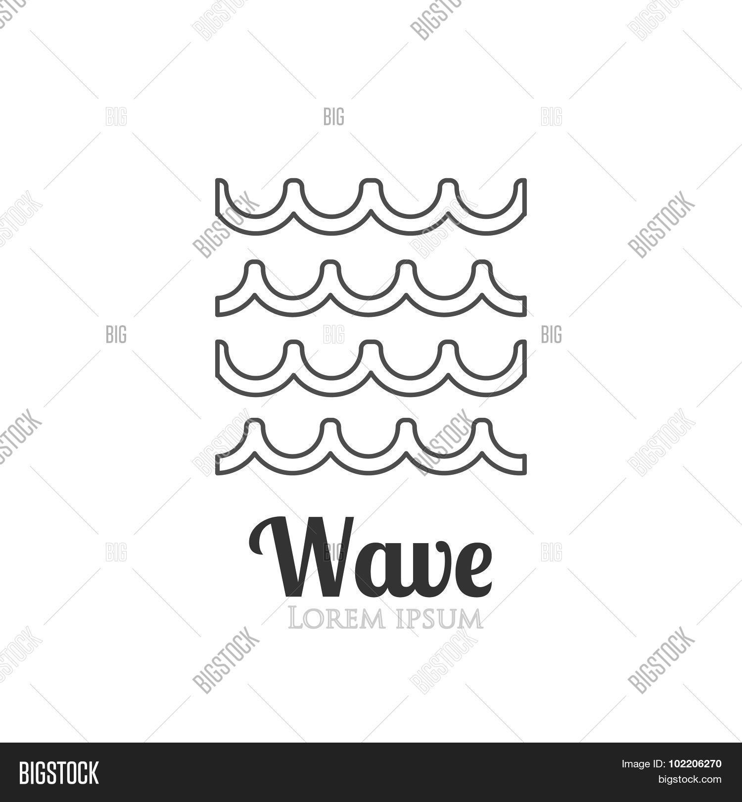 Abstract Wavy Icon. Vector & Photo (Free Trial) | Bigstock