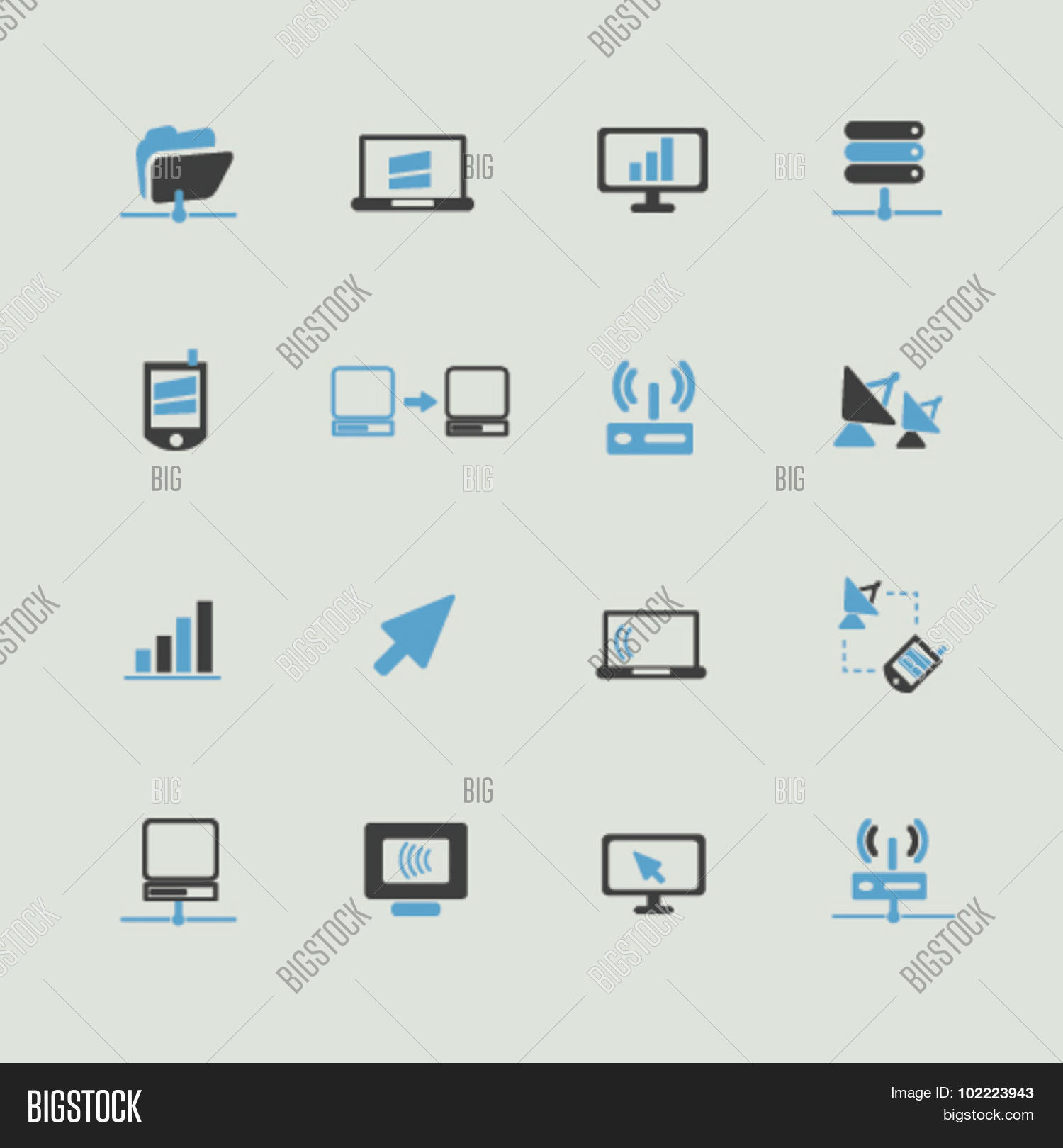 Connection Icons Vector & Photo (Free Trial) | Bigstock