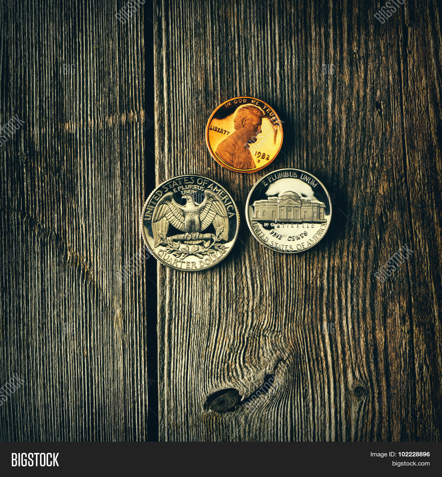Three US Cent Coins Image & Photo (Free Trial) | Bigstock