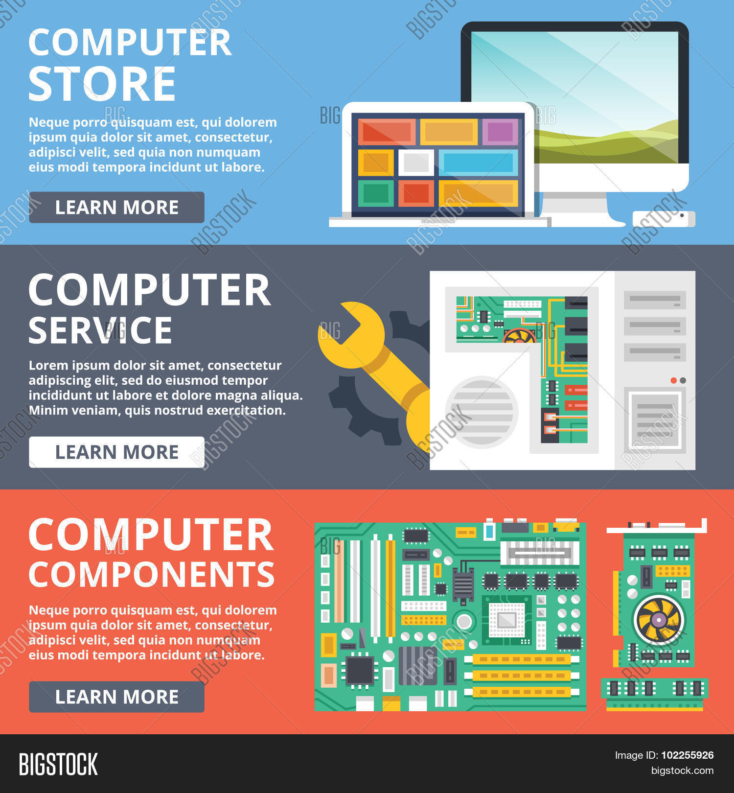 Computer Store, Vector & Photo (Free Trial) | Bigstock