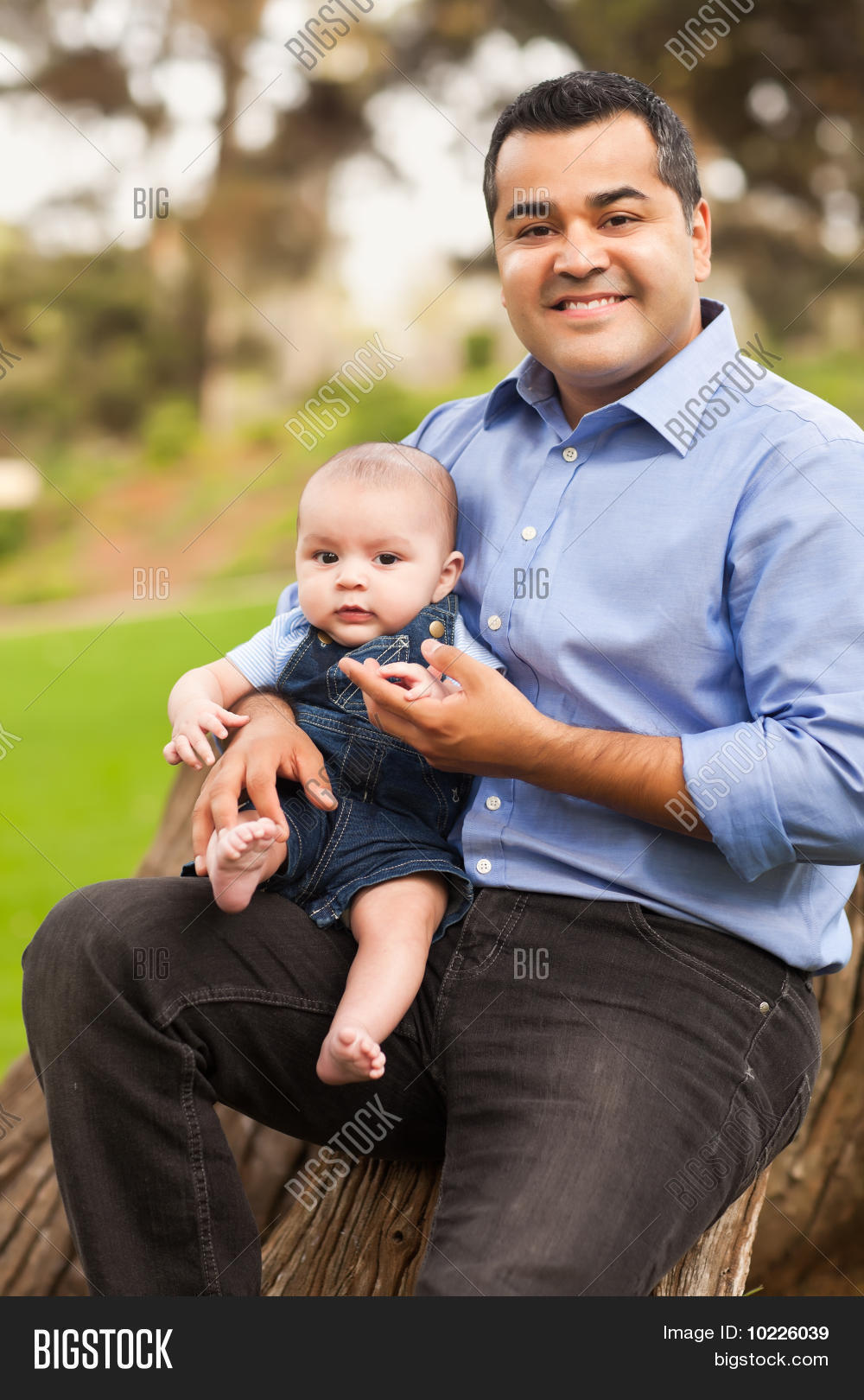 Happy Hispanic Father Image & Photo (Free Trial) | Bigstock