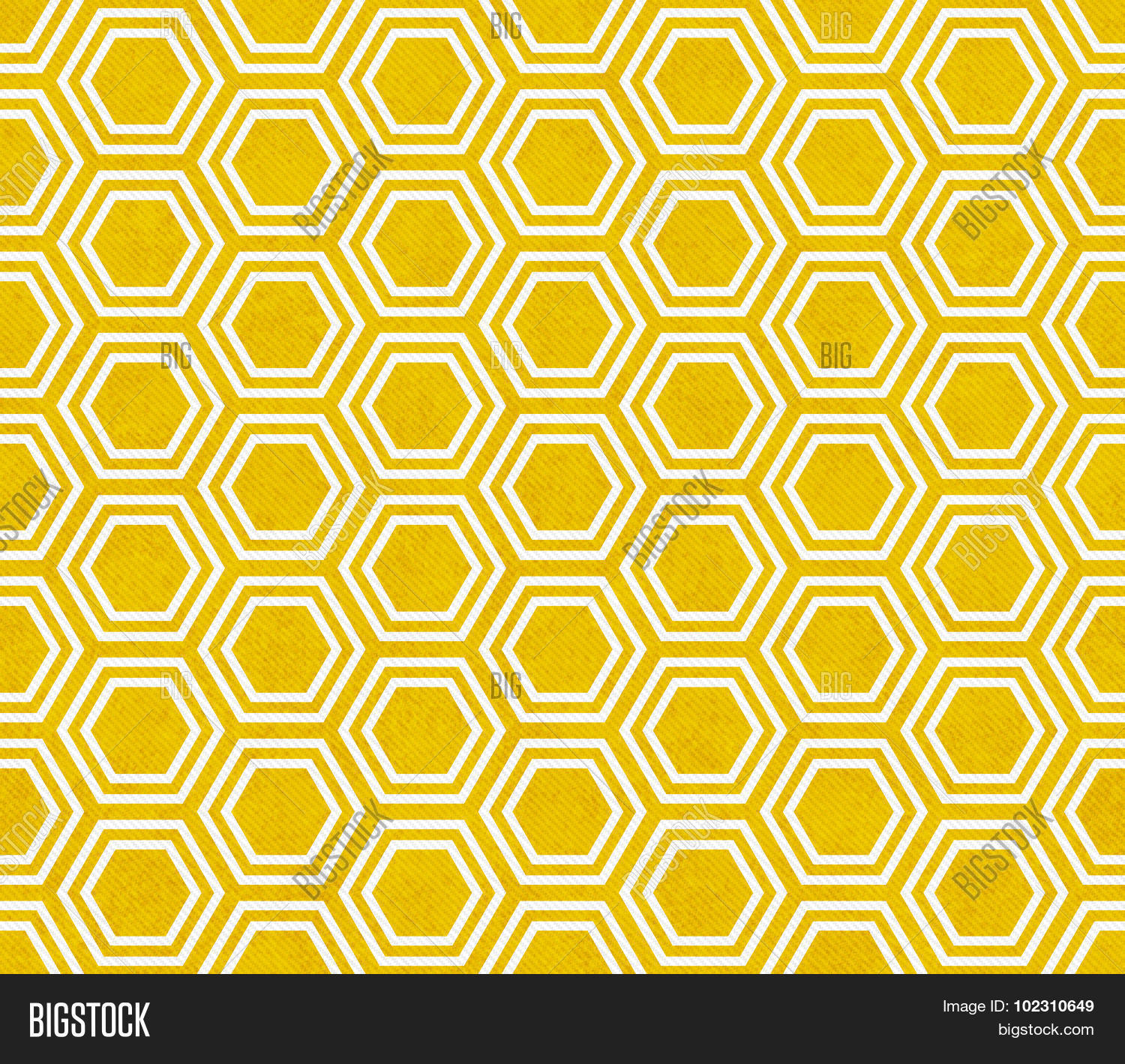Yellow White Hexagon Image & Photo (Free Trial) | Bigstock
