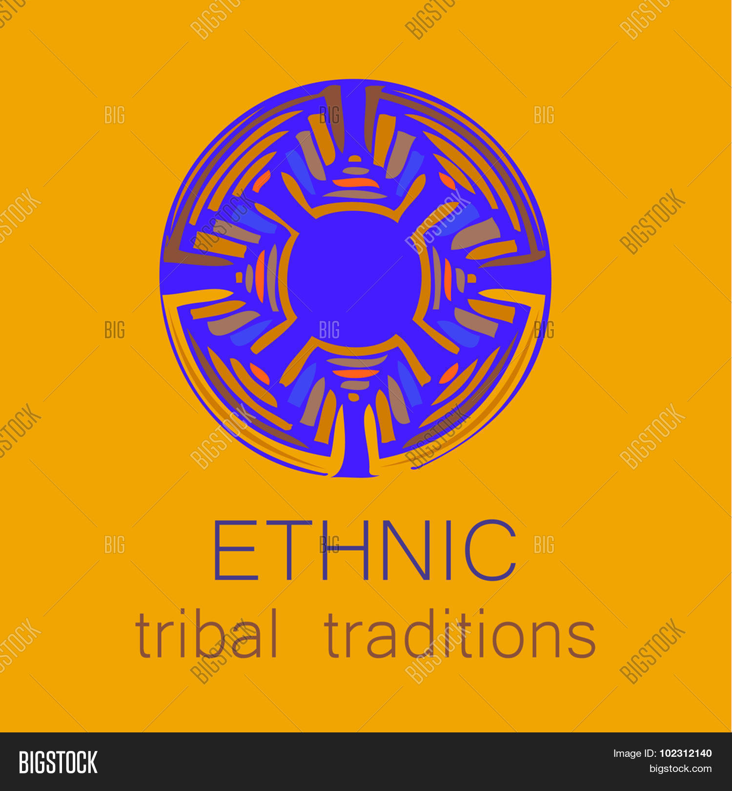 Ethnic Logo - Vector & Photo (Free Trial) | Bigstock