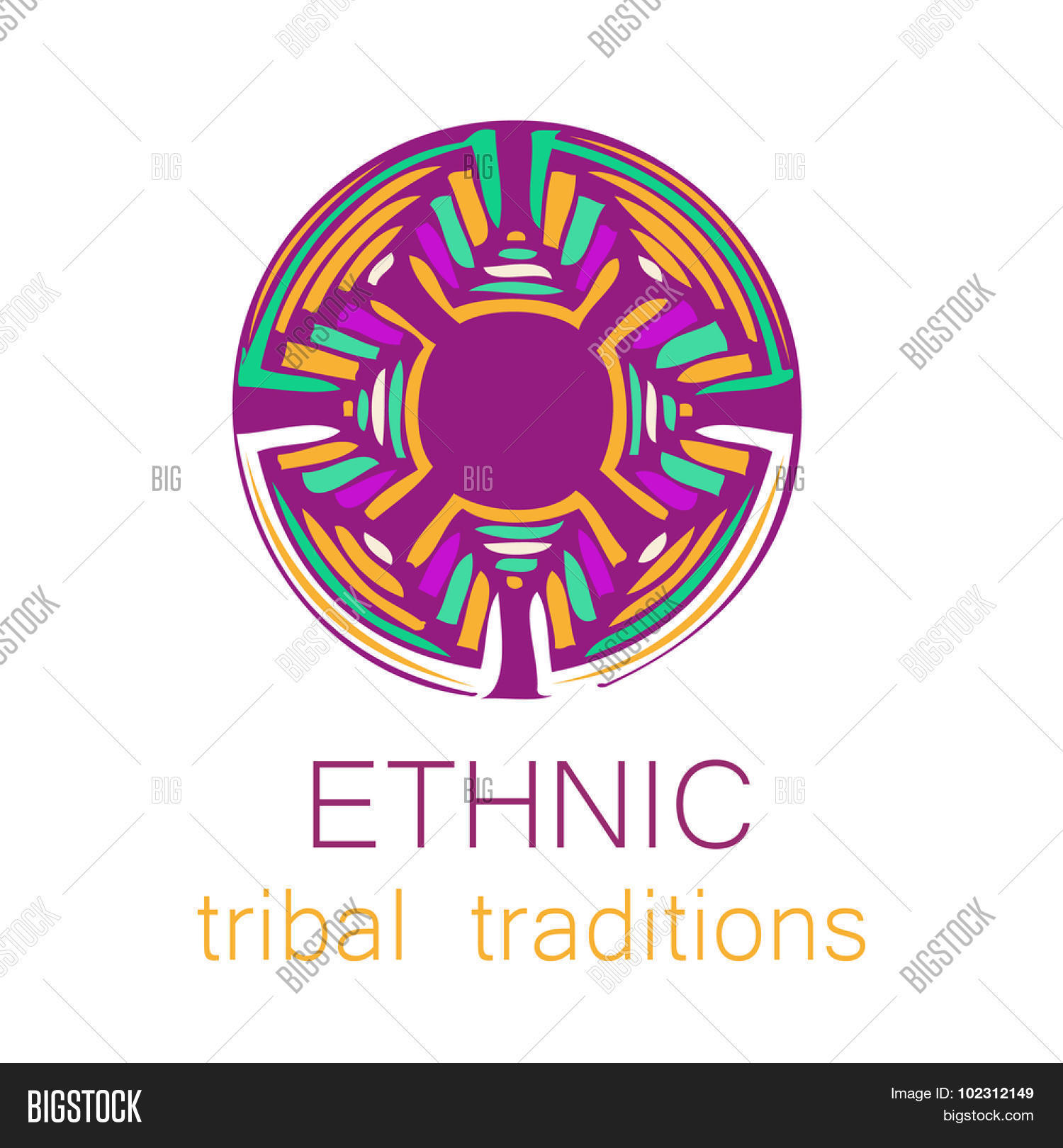 Ethnic Logo - Vector & Photo (Free Trial) | Bigstock