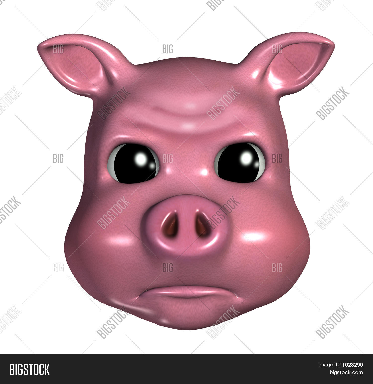 Piggy Emoticon Pouty Image & Photo (Free Trial) | Bigstock