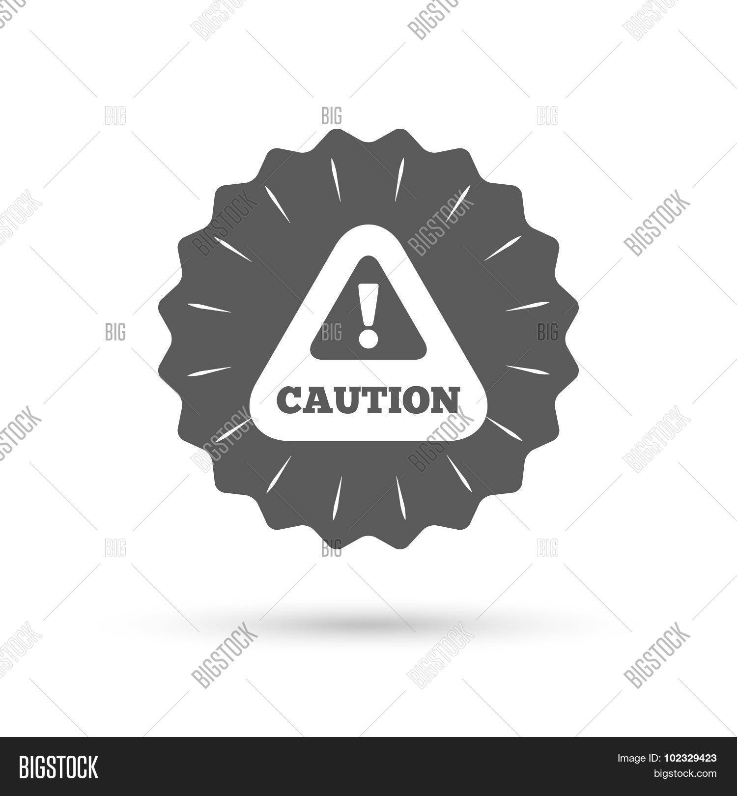 Attention Caution Vector & Photo (Free Trial) | Bigstock