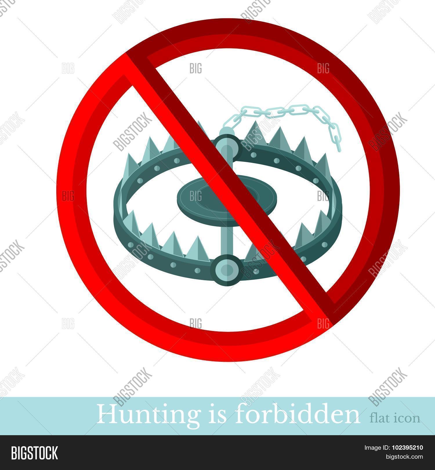 No Hunt Trap Forest. Vector & Photo (Free Trial) | Bigstock