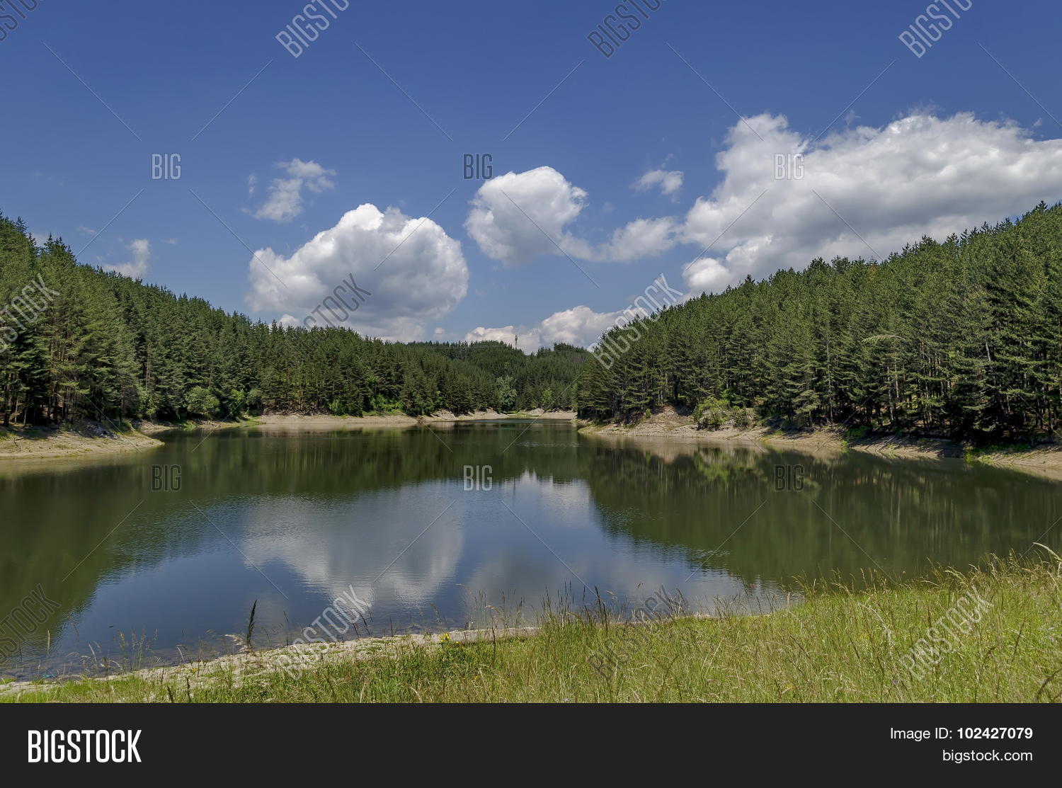 Small Dam Reservoir Image & Photo (Free Trial) | Bigstock