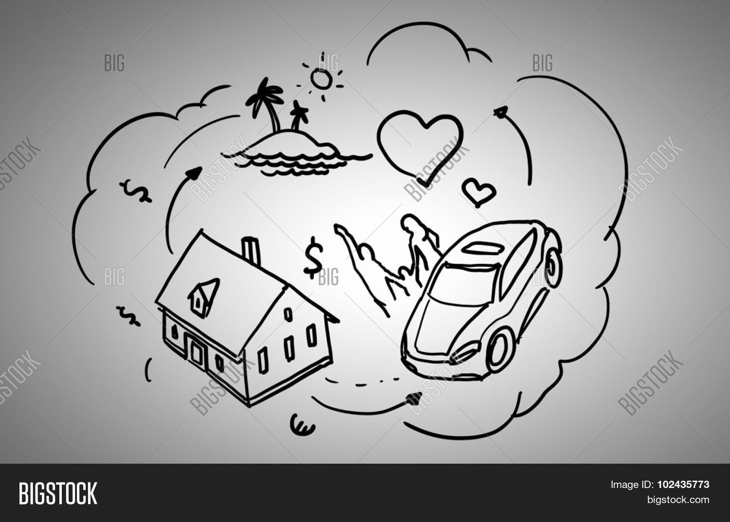 Pencil Drawing Symbols Image & Photo (Free Trial) | Bigstock