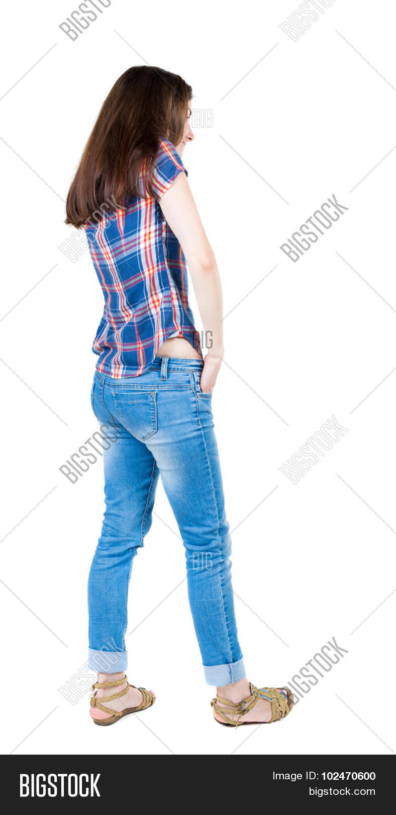 Back View Standing Image & Photo (Free Trial) | Bigstock