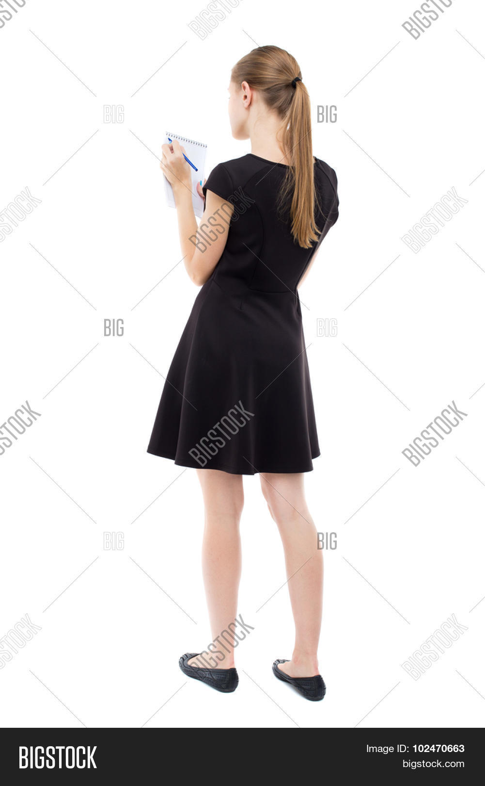 Back View Stands Woman Image & Photo (Free Trial) | Bigstock