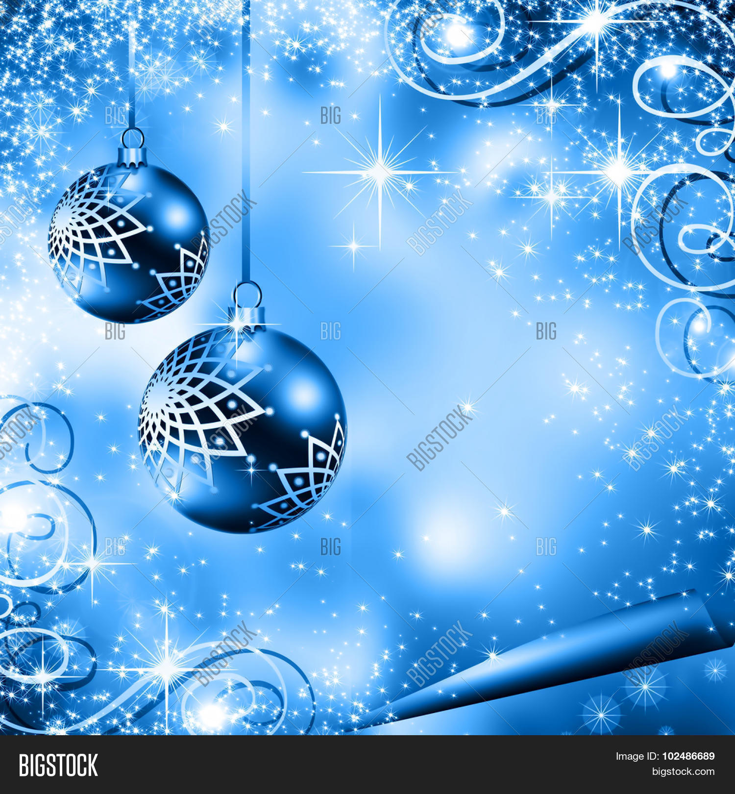 Best Blue Christmas Image & Photo (Free Trial) | Bigstock