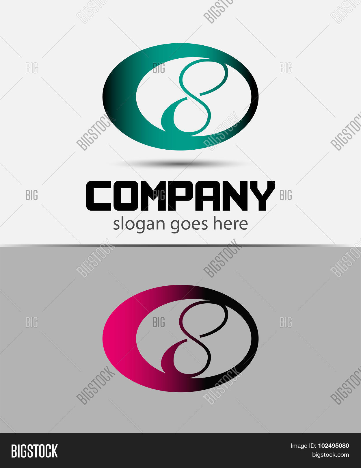 Number Eight 8 Logo Vector & Photo (Free Trial) | Bigstock