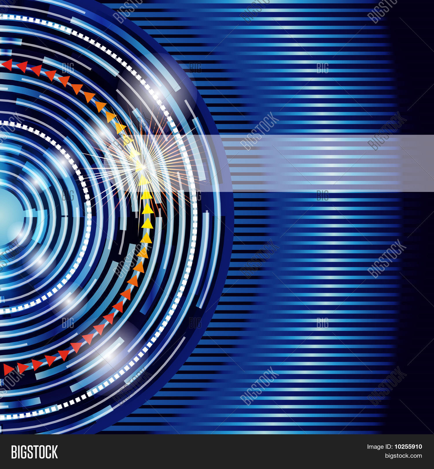 Blue Digital Vector & Photo (Free Trial) | Bigstock