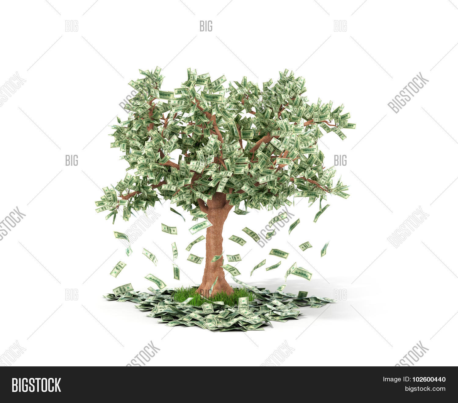 Money Tree Hundred Image & Photo (Free Trial) | Bigstock