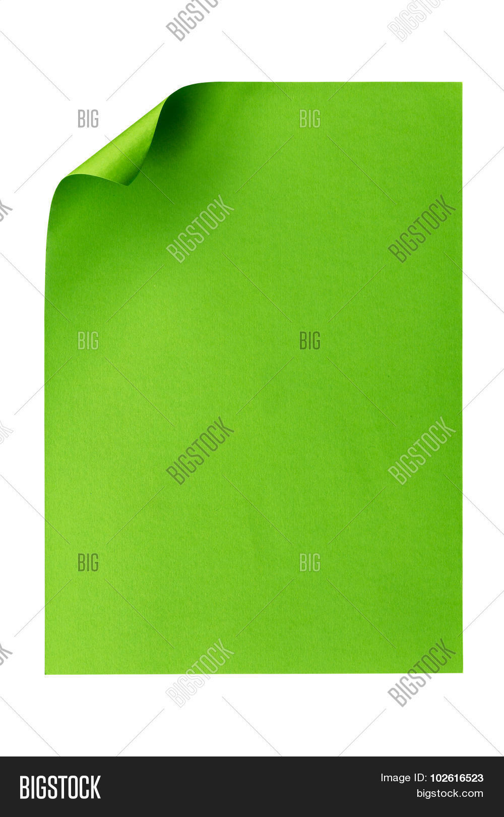 Green Empty A4 Paper Image & Photo (Free Trial) | Bigstock