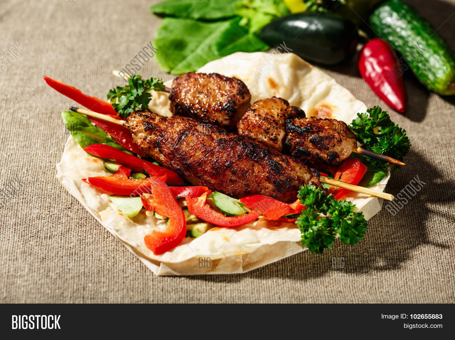Shish Kofte Kebab Image & Photo (Free Trial) | Bigstock