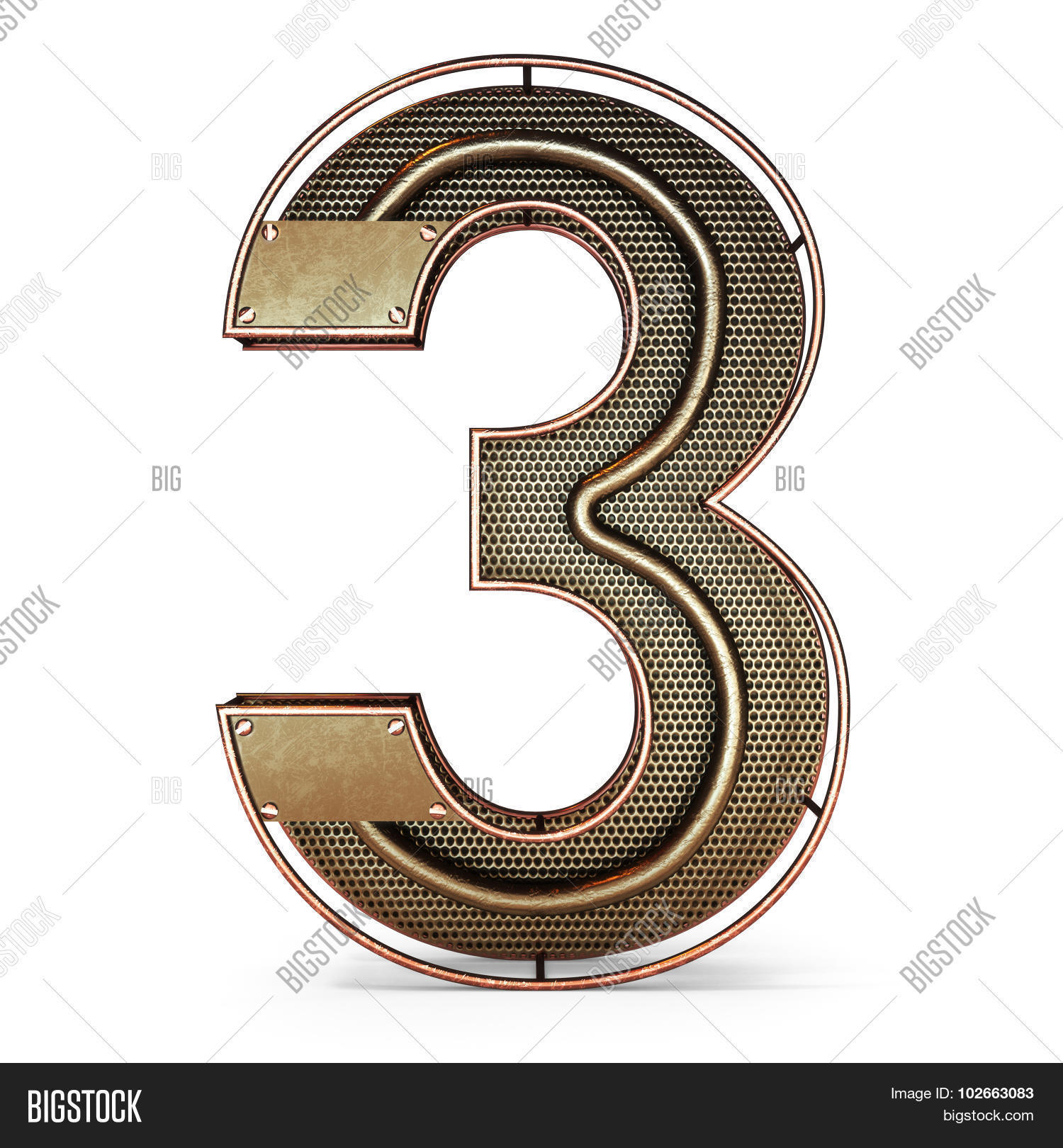 3d Number Three 3 Image & Photo (Free Trial) | Bigstock
