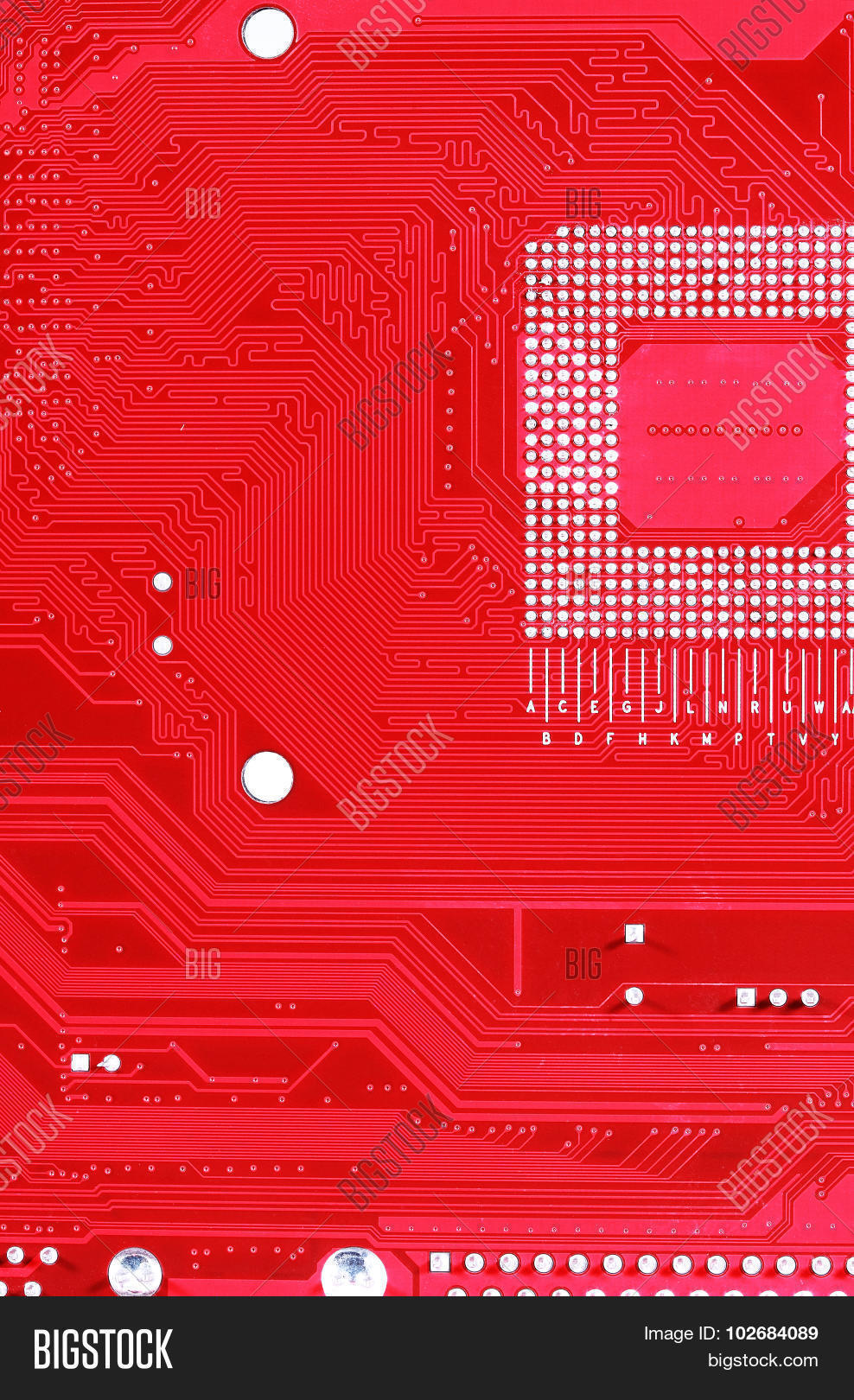Red Circuit Board Image & Photo (Free Trial) | Bigstock