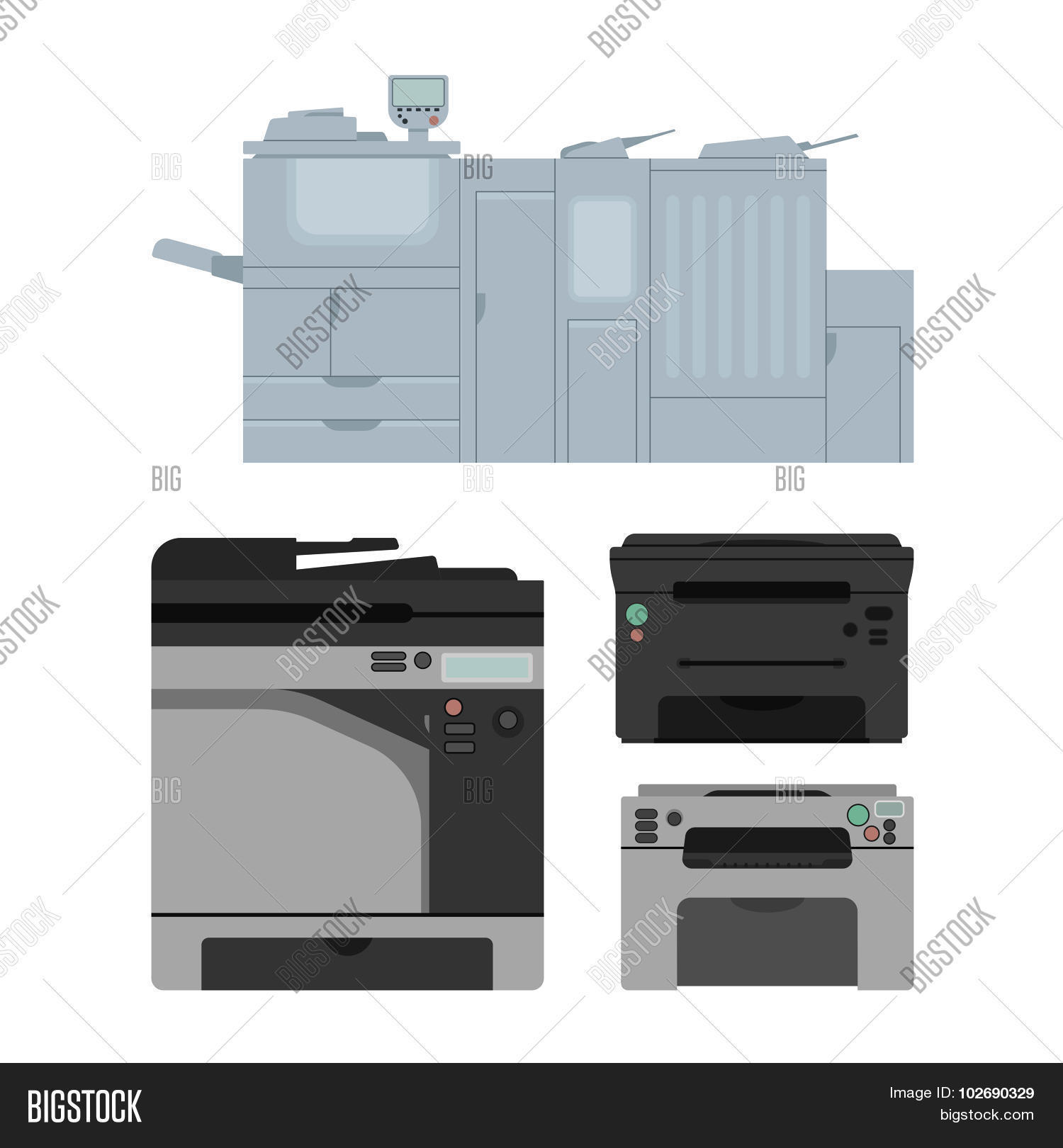 Printer Vector & Photo (Free Trial) | Bigstock
