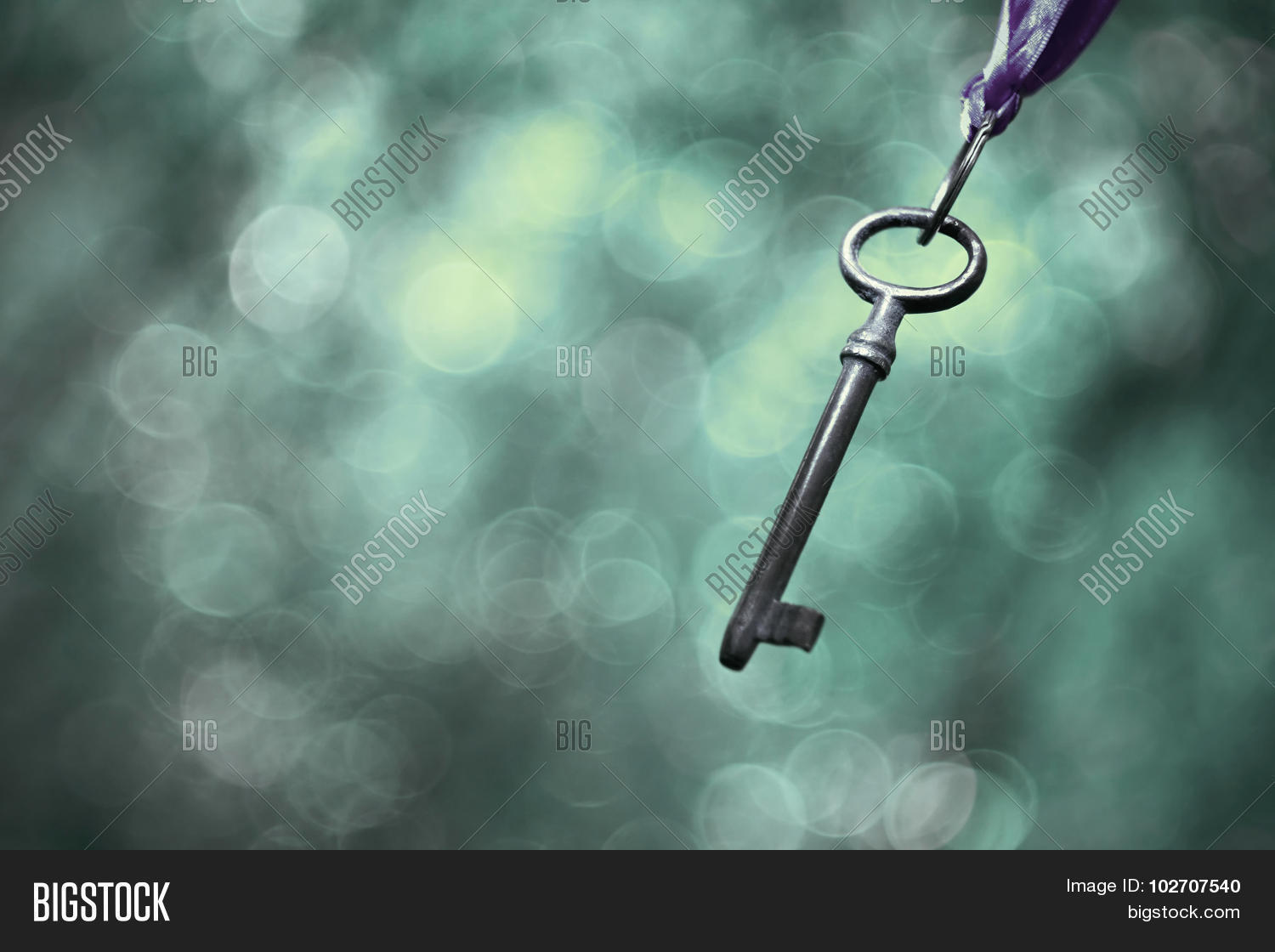 Hanging Key Blue Image & Photo (Free Trial) | Bigstock