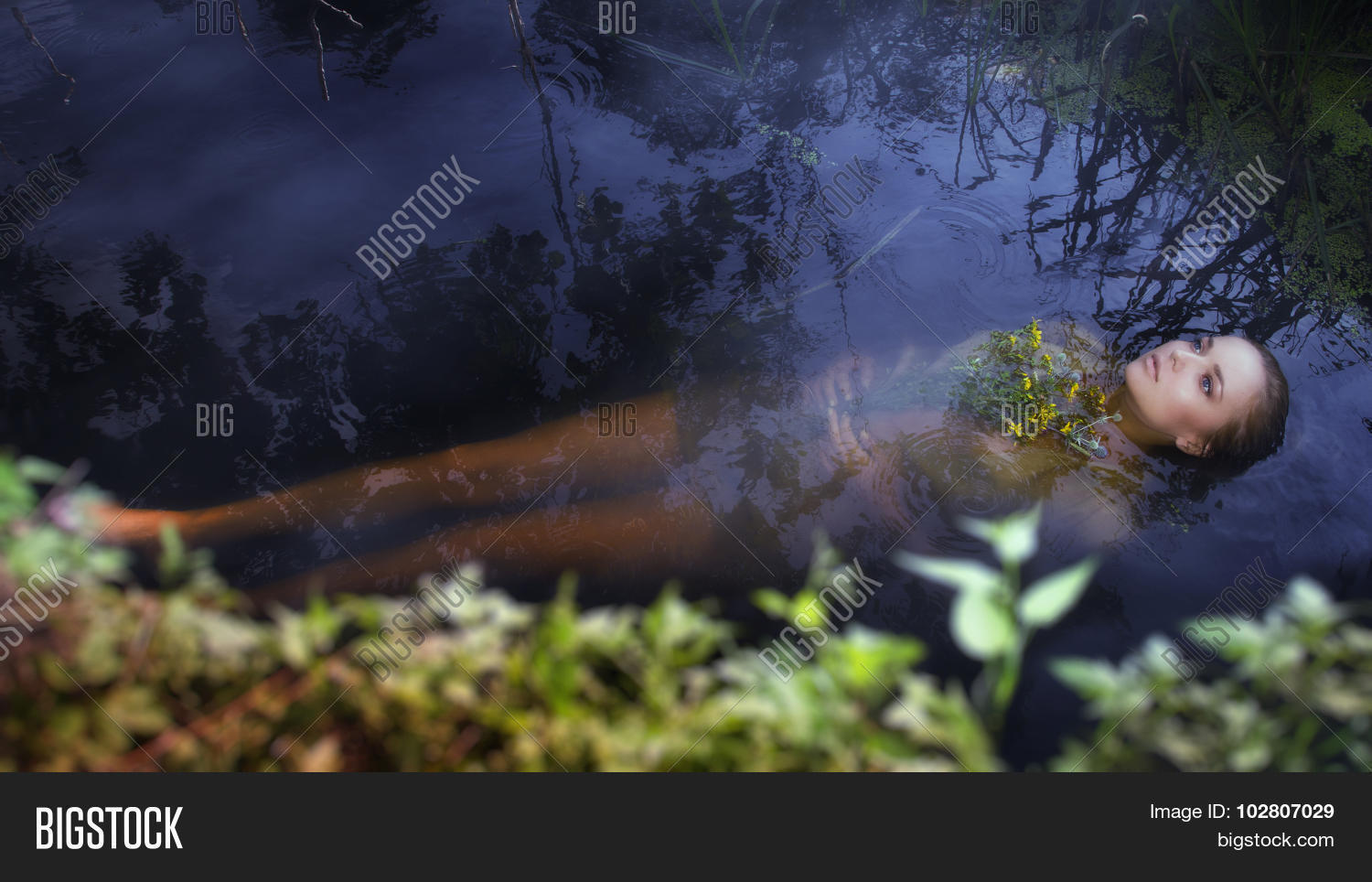 Young Drown Woman Image & Photo (Free Trial) | Bigstock