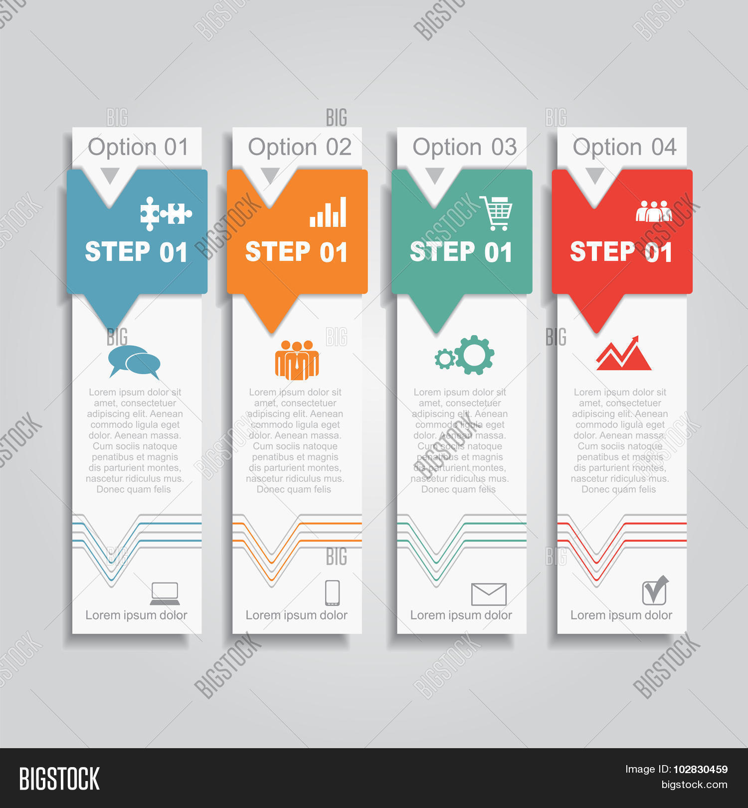 Infographic Report Vector & Photo (Free Trial) | Bigstock