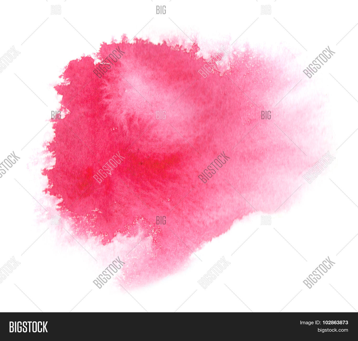 Bright Red Watercolor Image & Photo (Free Trial) | Bigstock
