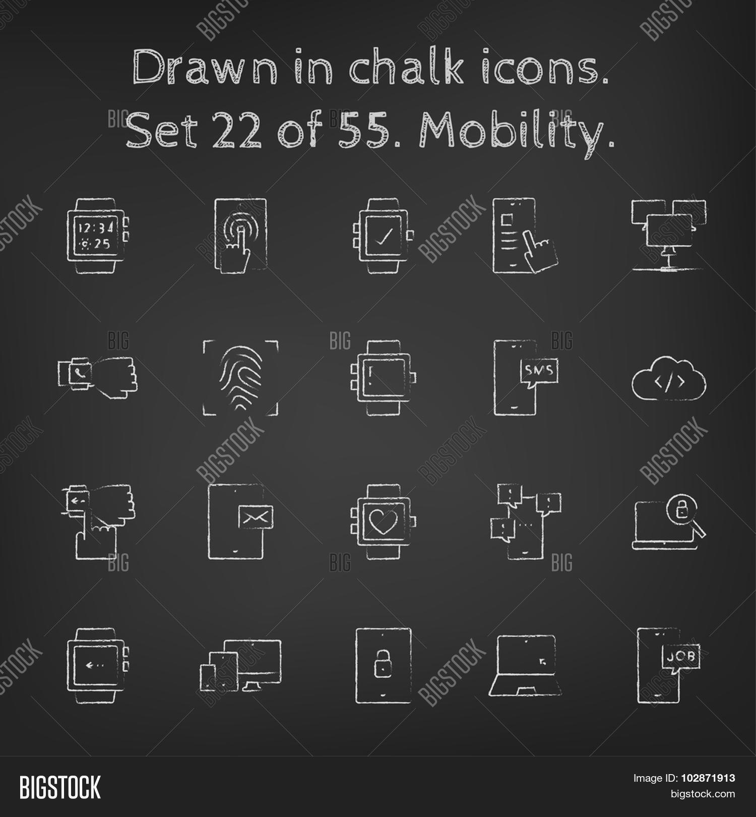 Mobility Icon Set Vector & Photo (Free Trial) | Bigstock