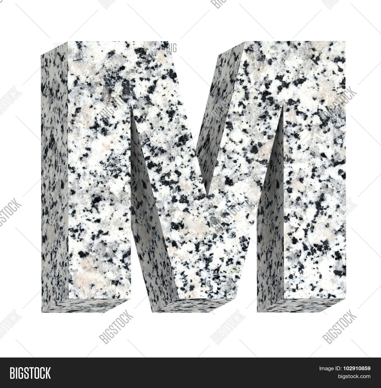 One Letter Granite Image & Photo (Free Trial) | Bigstock