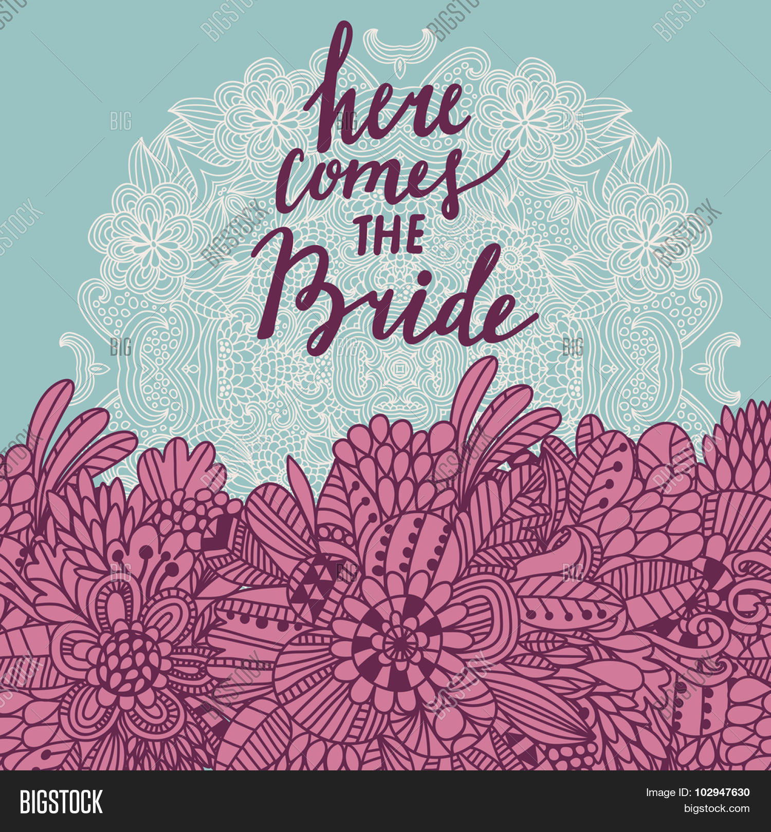 Here Comes Bride - Vector & Photo (Free Trial) | Bigstock