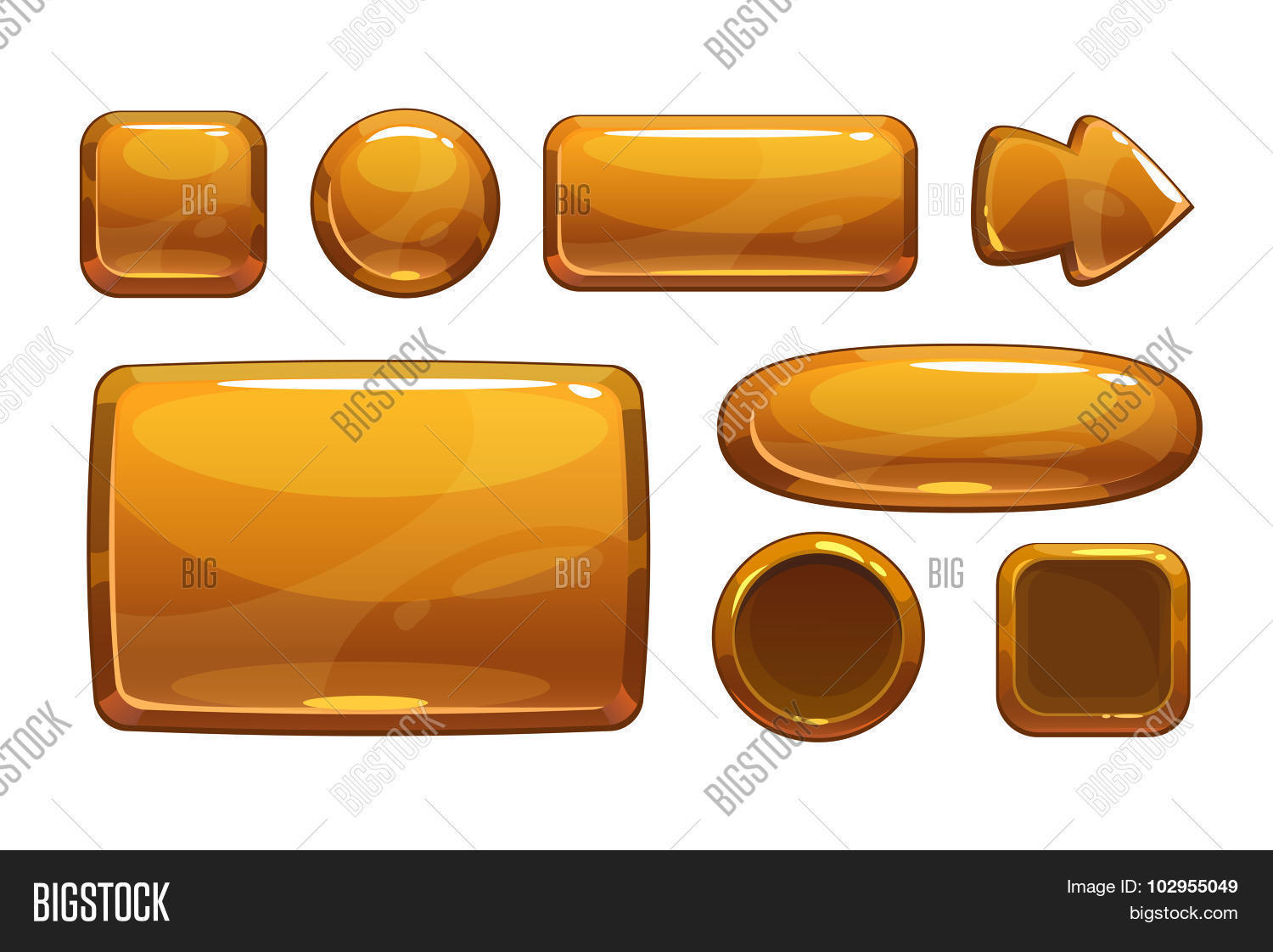 Cartoon Bronze Game Vector & Photo (Free Trial) | Bigstock