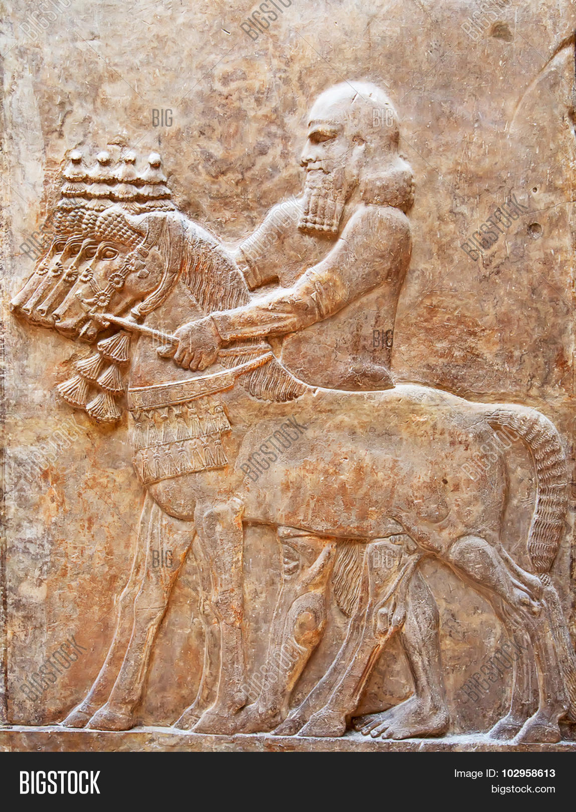 Ancient Sumerian Stone Image & Photo (Free Trial) | Bigstock