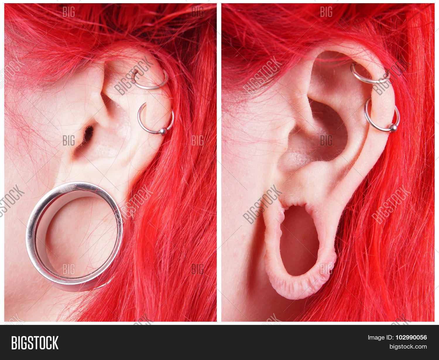 Stretched Ear Lobe Image & Photo (Free Trial) | Bigstock