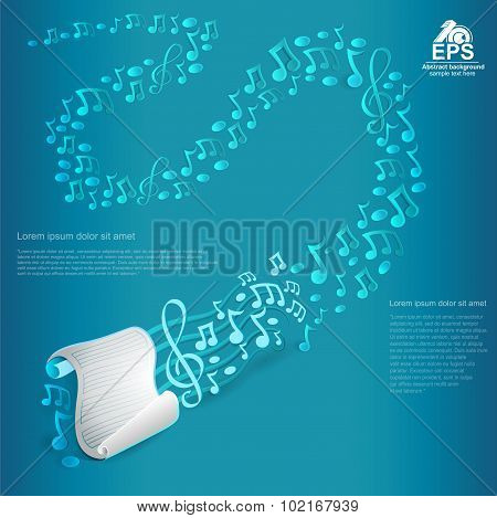 Light Blue Music Vector & Photo (Free Trial) | Bigstock