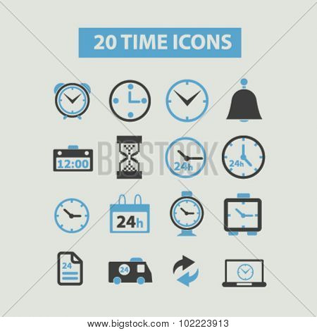 Time Icons Vector & Photo (Free Trial) | Bigstock