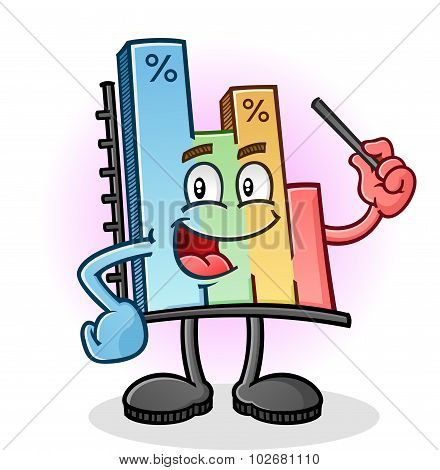 Bar Graph Cartoon Vector & Photo (Free Trial) | Bigstock