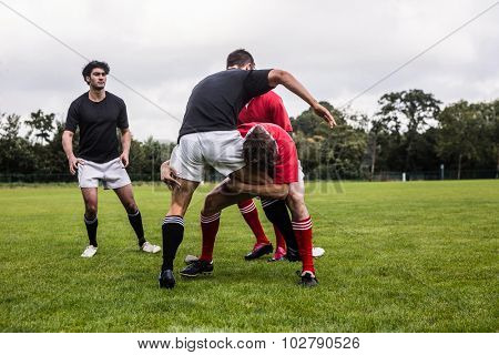 Rugby Players Tackling Image & Photo (Free Trial) | Bigstock