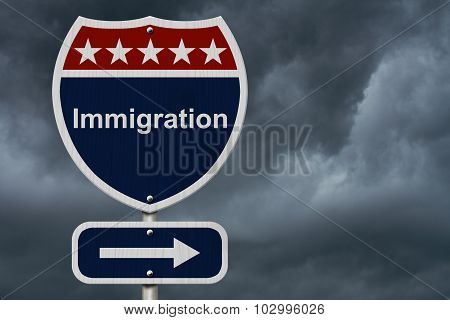Immigration This Way Image & Photo (Free Trial) | Bigstock