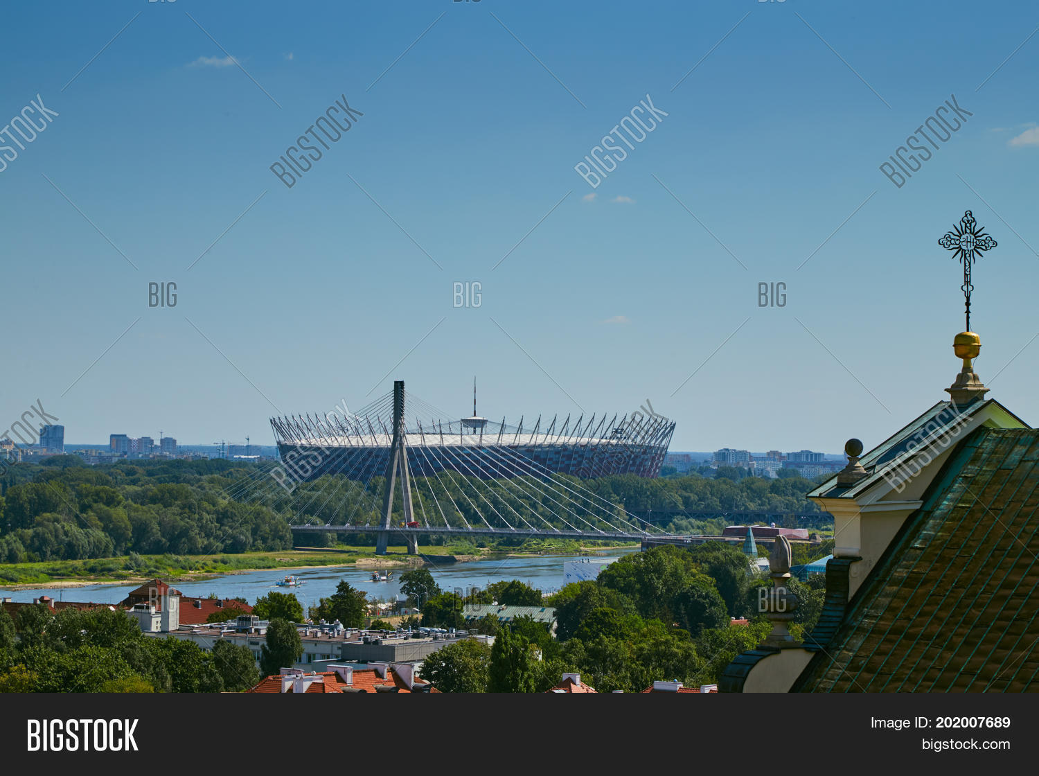 Panorama Warsaw View Image & Photo (Free Trial) | Bigstock
