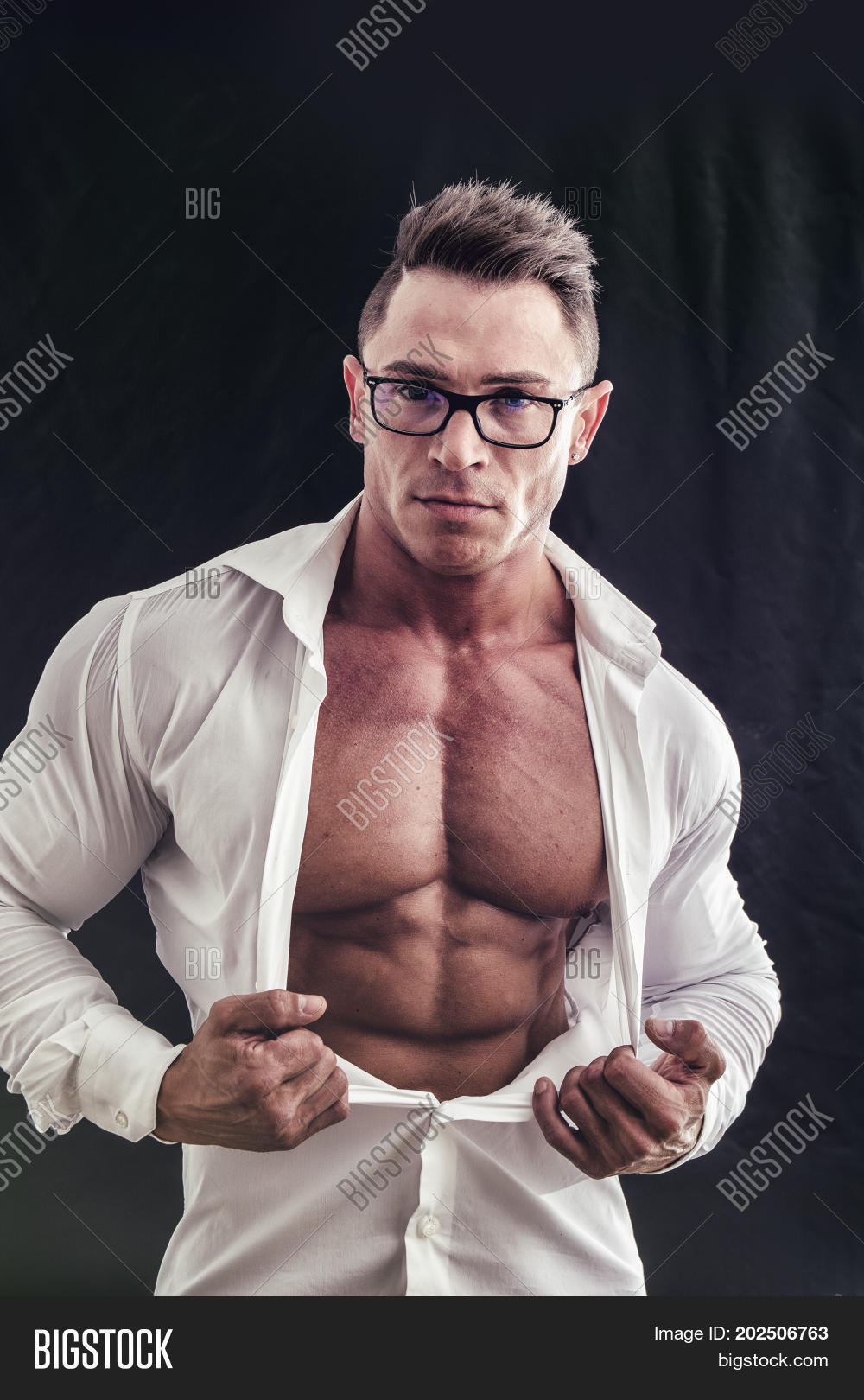 Dorky Man Eyeglasses Image & Photo (Free Trial) | Bigstock