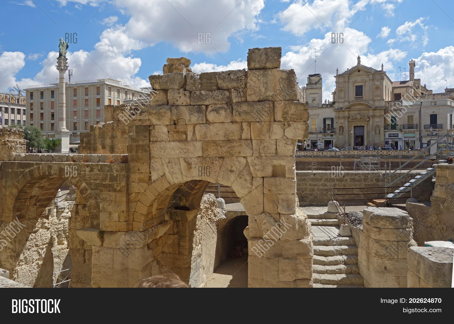 Lecce Italy Statues